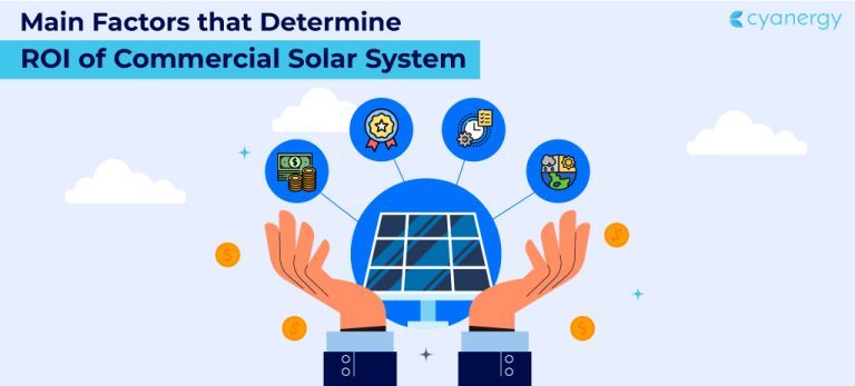 Main Factors that Determine ROI of Commercial Solar System - Cyanergy